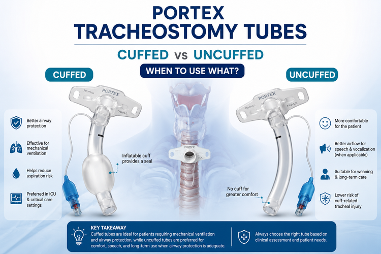 Portex Tracheostomy Tube Cuffed or Uncuffed – When to Use What? – SHAH ...
